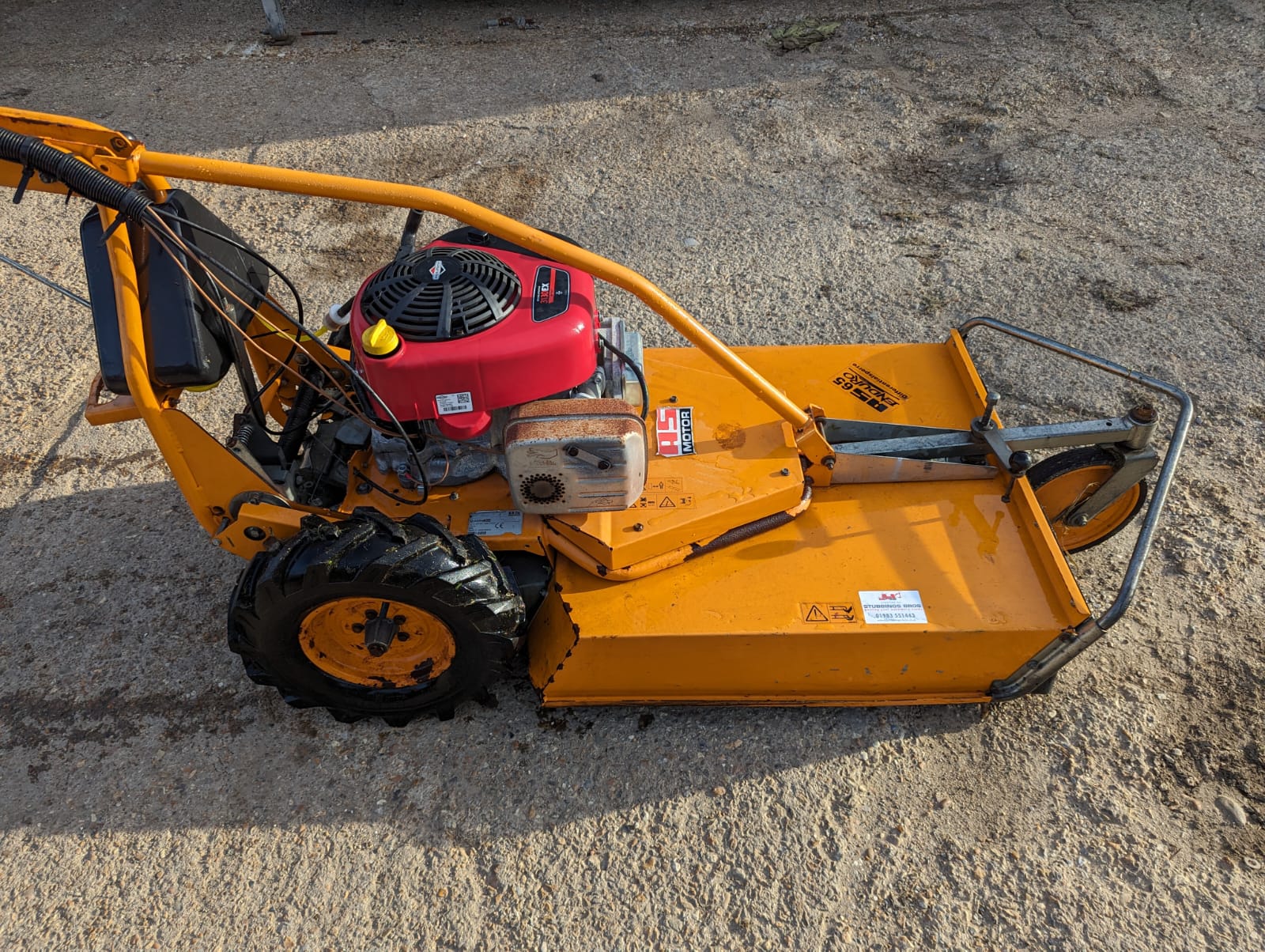 USED AS MOTOR AS65 PEDESTRIAN ROUGH CUTTER - STUBBINGS BROS LTD